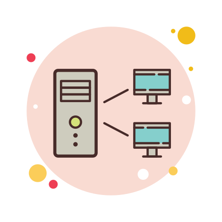 Thin Client icon in Bubbles Style