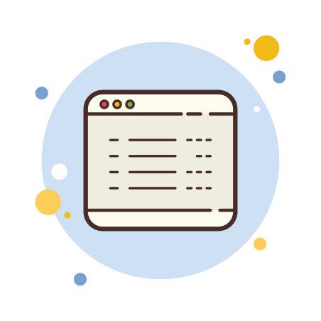 Transaction List icon in Bubbles Style