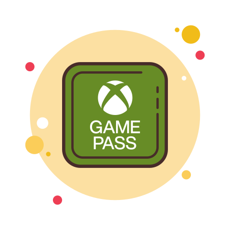 Xbox Game Pass icon in Bubbles Style