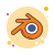 Blender 3D icon in Bubbles Style