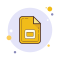 Google Slides icon in Bubbles Style