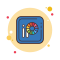 Ibis Paint X icon in Bubbles Style