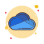 Microsoft Onedrive 2019 icon in Bubbles Style