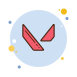 Valorant icon in Bubbles Style