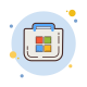 Microsoft Store icon in Bubbles Style