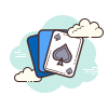 Microsoft Solitaire Collection icon in Cloud Style