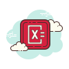 Photomath icon in Cloud Style