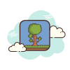 Terraria icon in Cloud Style