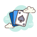 Microsoft Solitaire Collection icon in Cloud Style