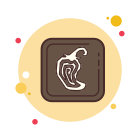 Chipotle icon in Cloud Style