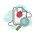 Document Bug icon in Cloud Style