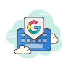 Gboard icon in Cloud Style