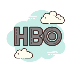 HBO icon in Cloud Style