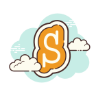 Scratch icon in Cloud Style