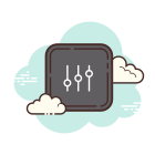 Ultralight icon in Cloud Style