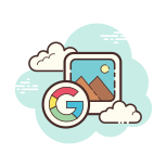 Google Images icon in Cloud Style