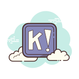Icono de Kahoot estilo Cloud