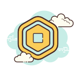 Robux icon in Cloud Style