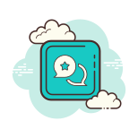 Weverse icon in Cloud Style