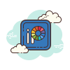 Ibis Paint X icon in Bubbles Style