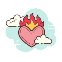 Fire heart Icons – Download for Free in PNG and SVG