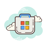 Icône Microsoft Store dans le style Windows 11 Color