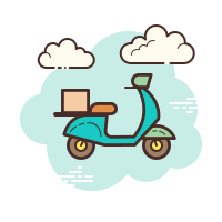 Motorcycle delivery Icons – Download for Free in PNG and SVG