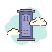 Portable Toilet icon in Office XS Style