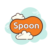 Spoon Logo icon in iOS Filled Style