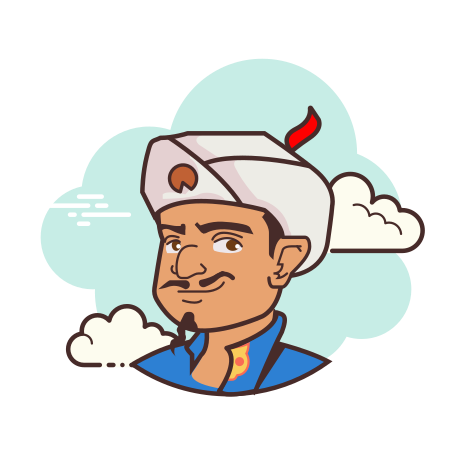 Akinator Game icon in Cloud Style