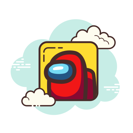 Among Us icon in Cloud Style