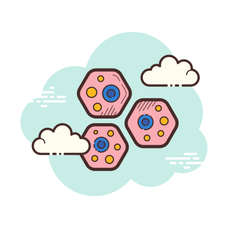 Body Cells icon in Cloud Style