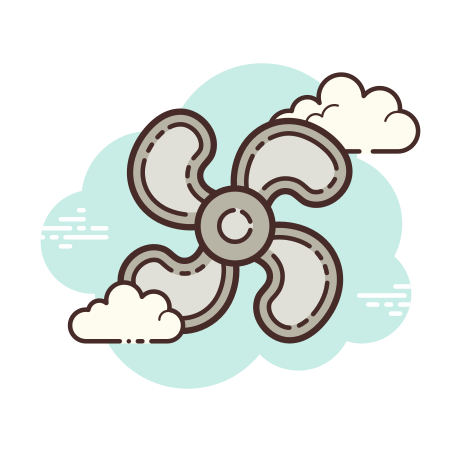 Fan Speed icon in Cloud Style