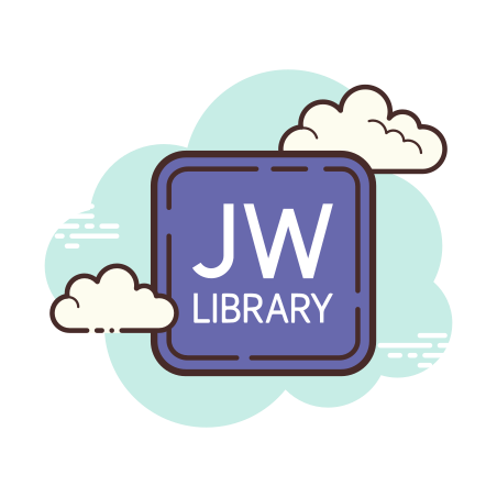 Jw Library icon in Cloud Style