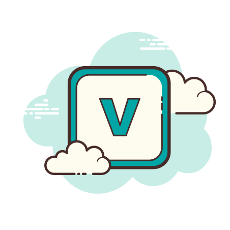 Microsoft Visio icon in Cloud Style