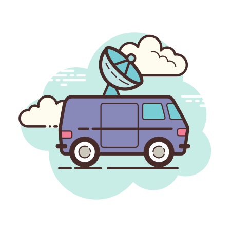 Mobile Unit icon in Cloud Style