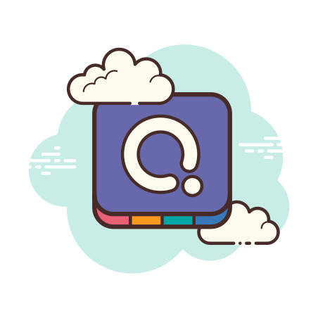 Quizizz icon in Cloud Style