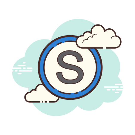 Schoology icon in Cloud Style