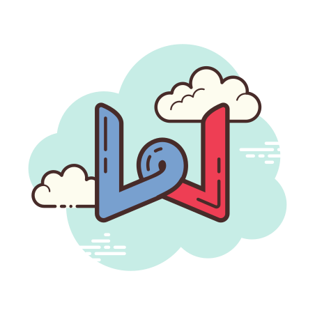 Webnovel icon in Cloud Style