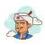 Akinator Game icon in Cloud Style