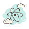 Atom Editor icon in Cloud Style