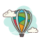 Icône CorelDraw dans le style Cloud
