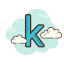 Kaggle icon in Cloud Style