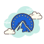 Paramount Plus icon in Cloud Style