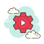 YouTube Studio icon in Cloud Style