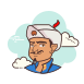 Akinator Game icon in Cloud Style