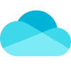 Microsoft Onedrive 2019 icon in Color Glass Style