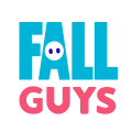 Fall Guys icon in Color Glass Style