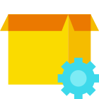 Box Settings icon in Color Glass Style