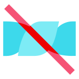 Do Not Wring icon in Color Glass Style